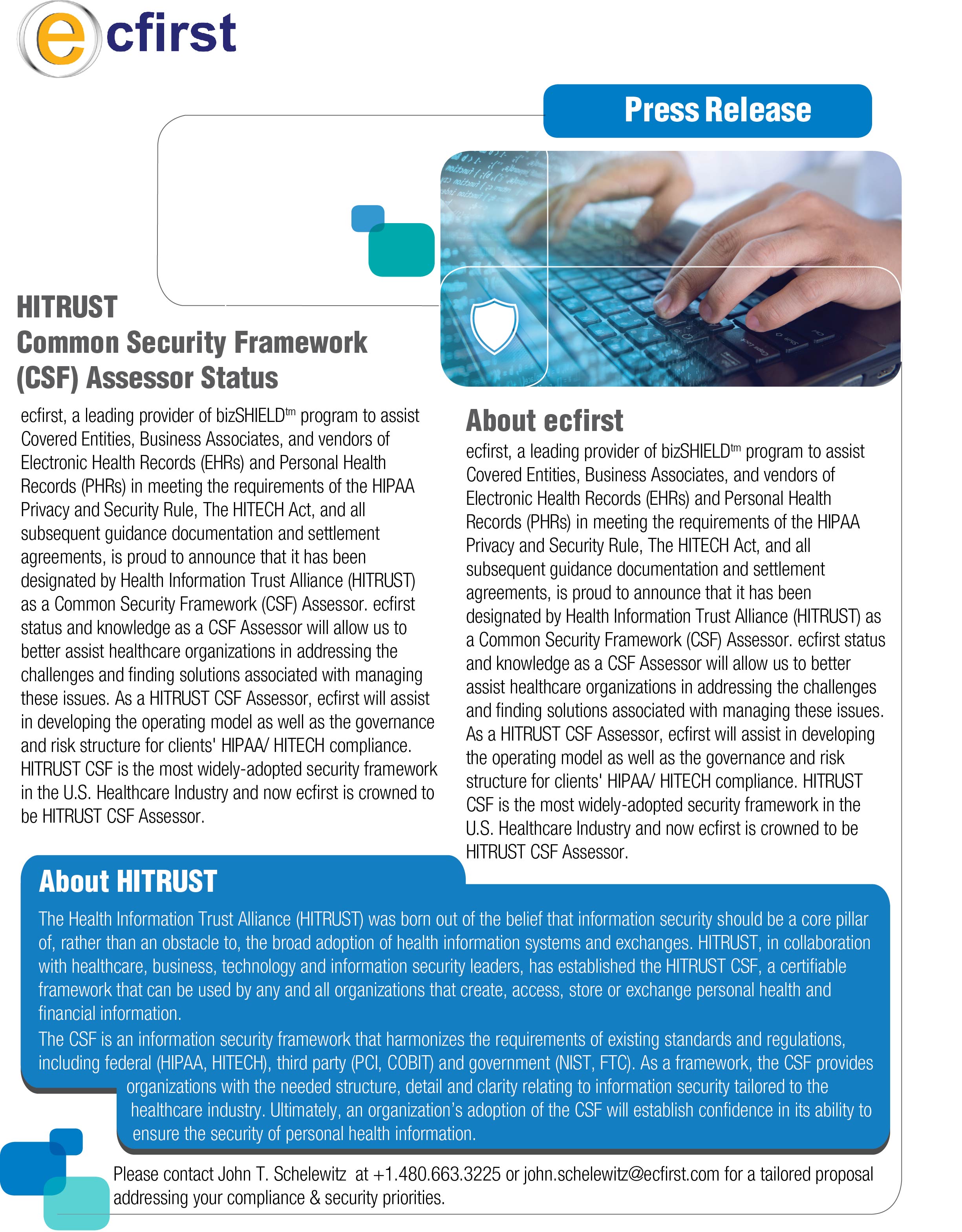 ecfirst – Regulatory Compliance Security Training Classes, HIPAA Compliance Certification ...